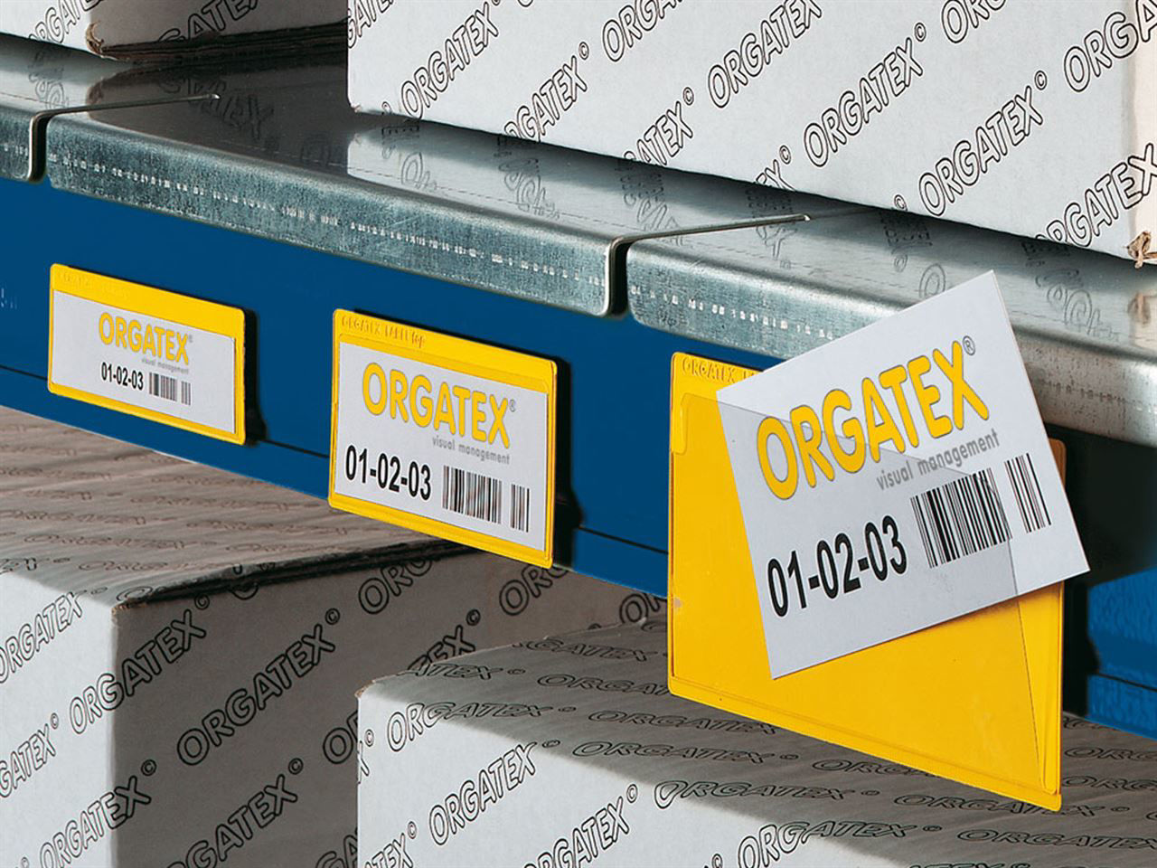 portaetichette 2 strisce magnetiche label top 80x160mm neroSoluzioni ...