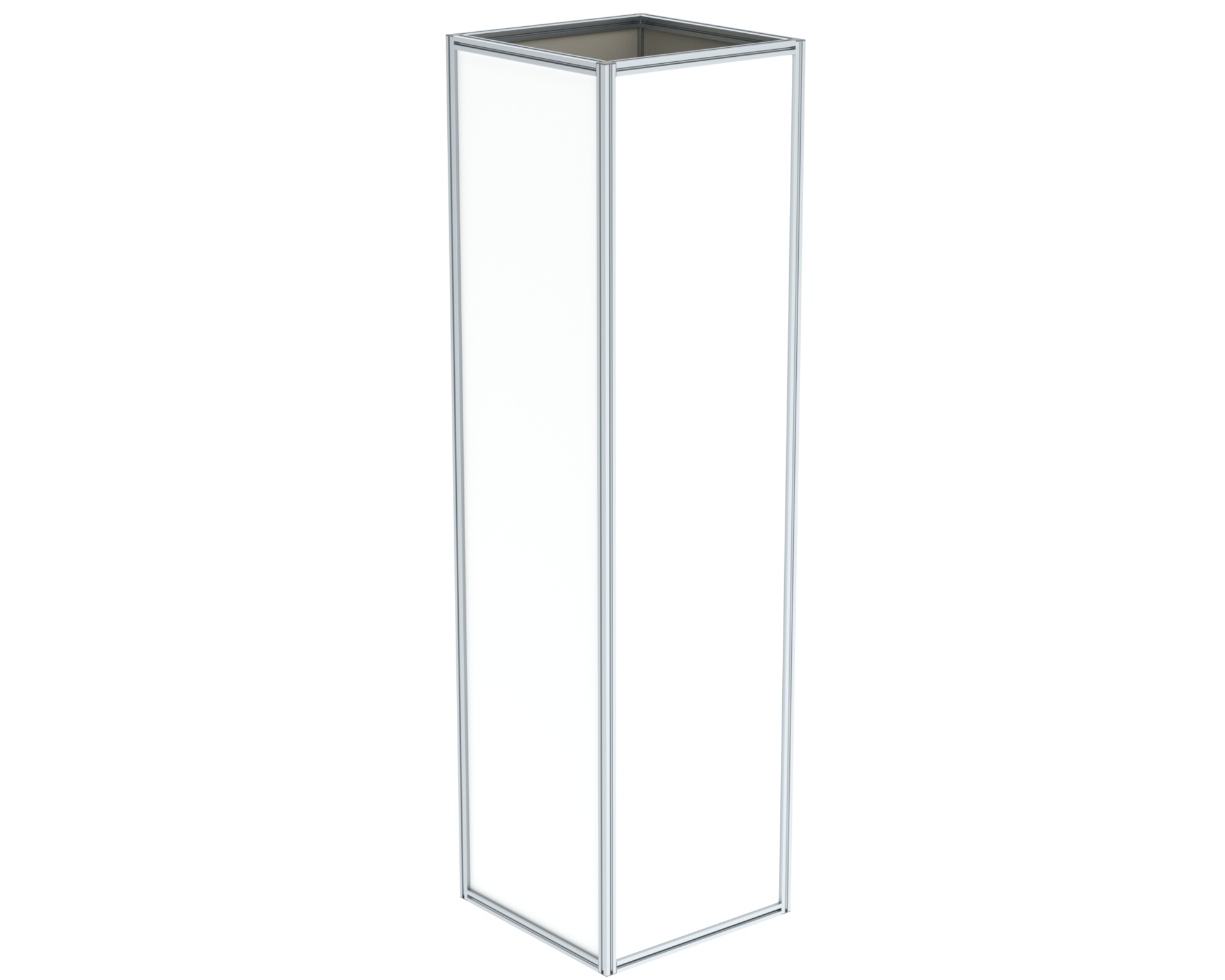 lean factory corner - colonna 560x2060x560mm - magnetica e scrivibile ...